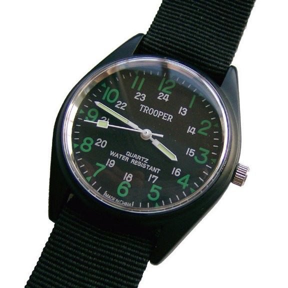 Часы милитари Rothco Field Watch Black 4105